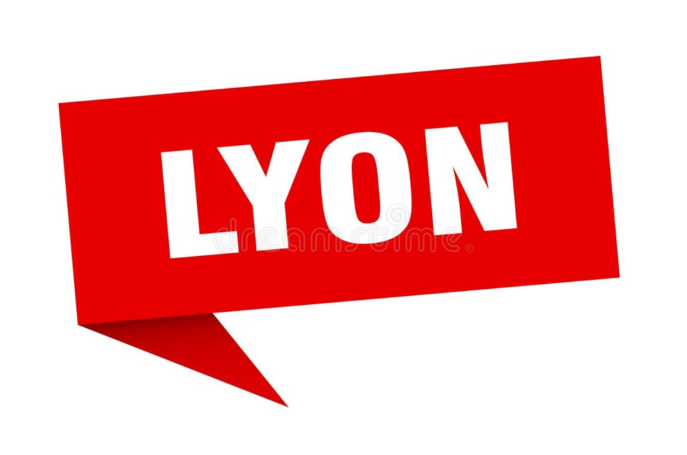 Lyon Sticker. Lyon Signpost Pointer Sign Stock Vector - Illustration of ...