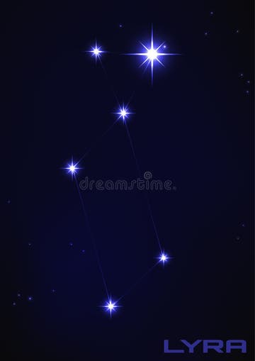 Lyra Constellation Stock Illustrations – 891 Lyra Constellation Stock ...
