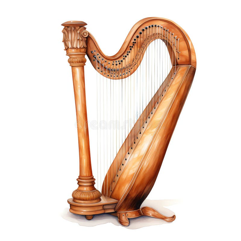 Lyre a Stringed Musical Instrument Often Associated with Apollo ...