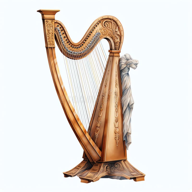 Lyre a Stringed Musical Instrument Often Associated with Apollo ...