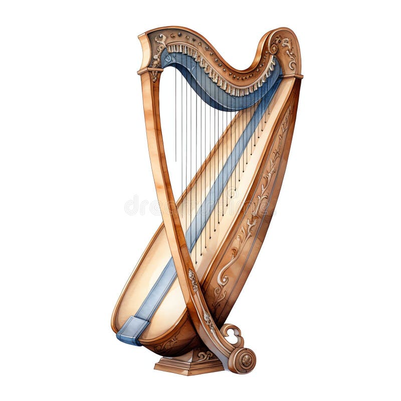 Lyre a Stringed Musical Instrument Often Associated with Apollo ...