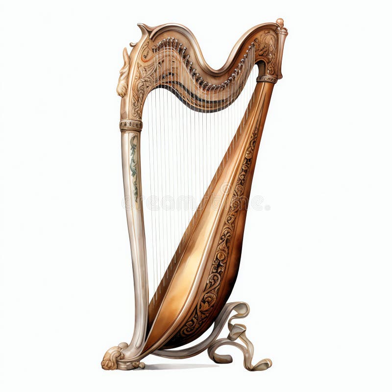 Lyre a Stringed Musical Instrument Often Associated with Apollo ...