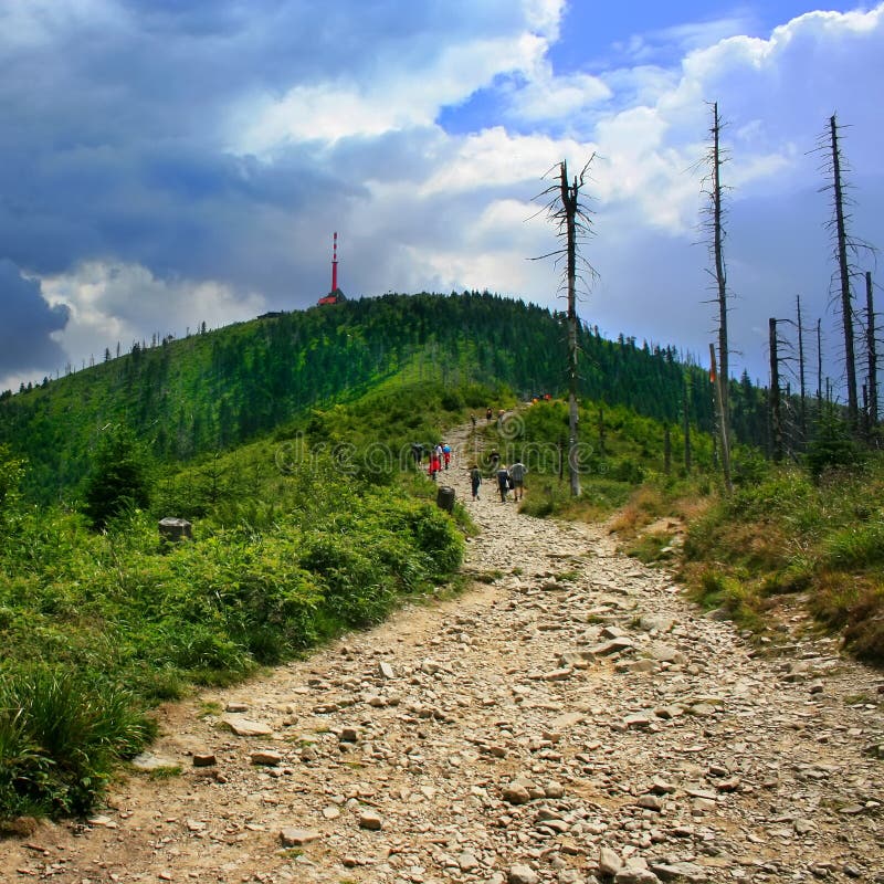 Lysa Hora, Beskids Mountains Beskydy , Czech Republic / Czechia Stock ...