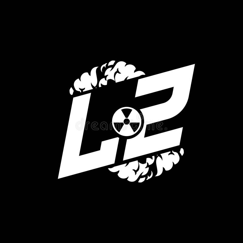 LZ Monogram Shape Smoke Style Stock Vector - Illustration of badge ...