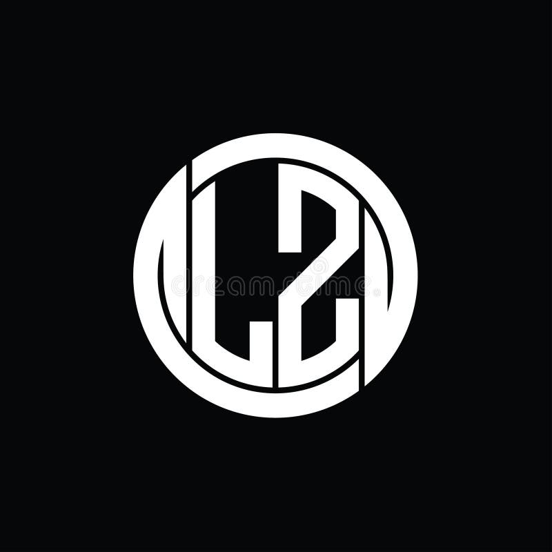 LZ Logo Monogram Shield Inside Circle Shape Vector Images Design ...