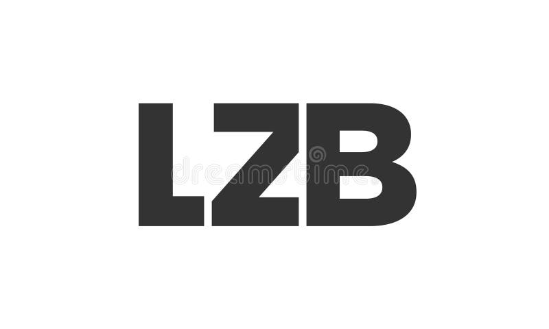 LZB Logo Design Template with Strong and Modern Bold Text. Initial ...