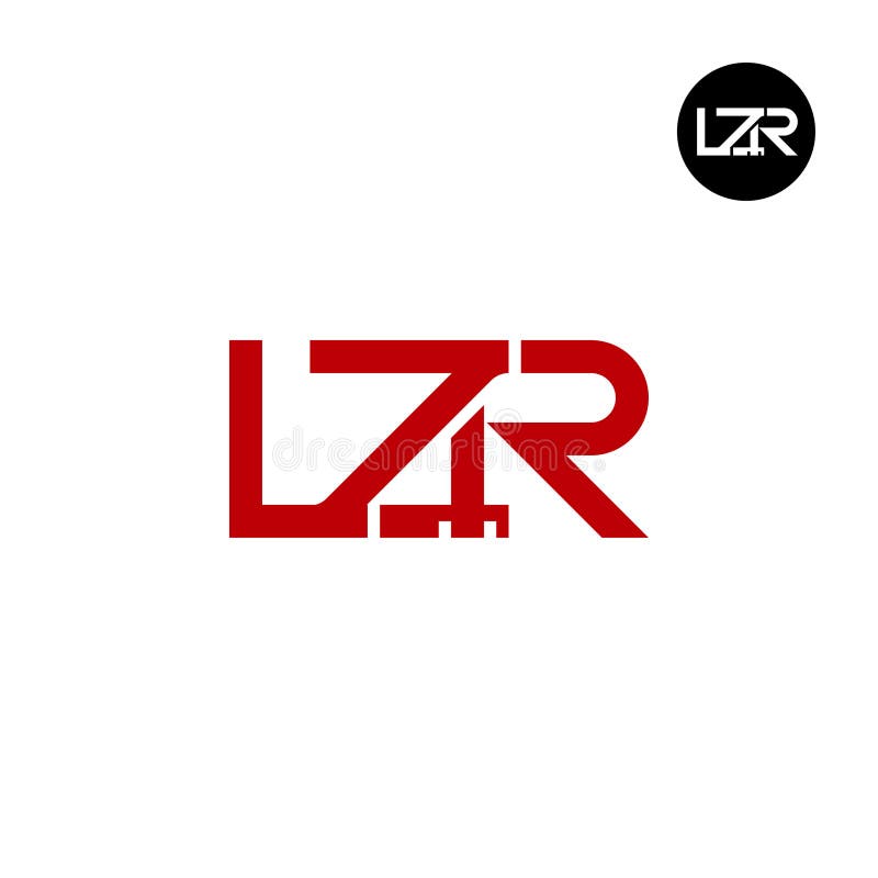 LZR Logo Letter Monogram Design Stock Vector - Illustration of ...