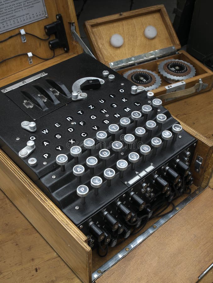 Máquina Da Criptografia De Enigma Fotografia Editorial - Imagem de ...