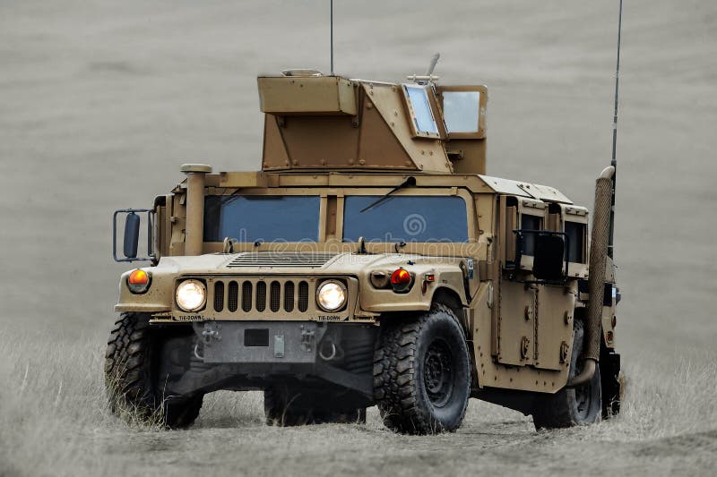 Humvee - Hummer De Los Militares De Los E.E.U.U. Foto de archivo ...