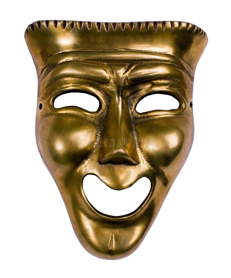 Máscara de comedia foto de archivo. Imagen de sonrisa - 6434932