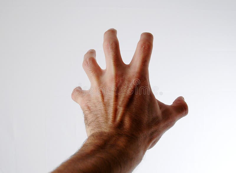 Garra De Duas Mãos E Garrafa Do Plástico Da Torção Imagem de Stock ...