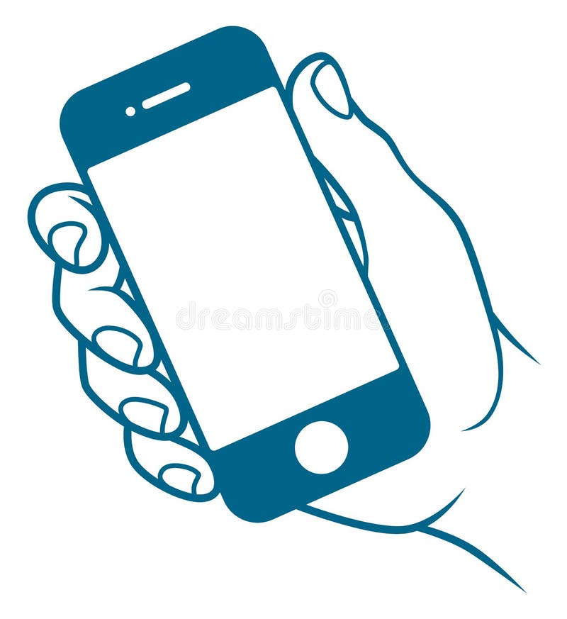 Ícone Do Telefone Celular Com Sinal Da Informação Ícone Do Telefone ...