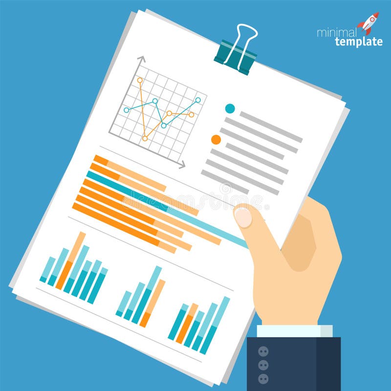 Mão Lisa Do Projeto Que Guarda Originais Ilustração do Vetor ...