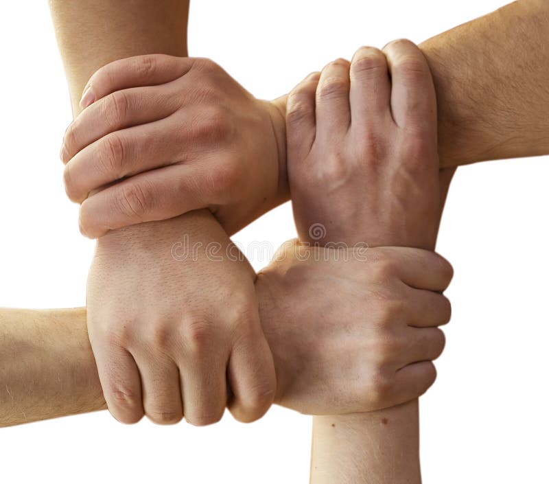 Símbolo Da Amizade E Da Solidariedade Ilustração do Vetor - Ilustração ...