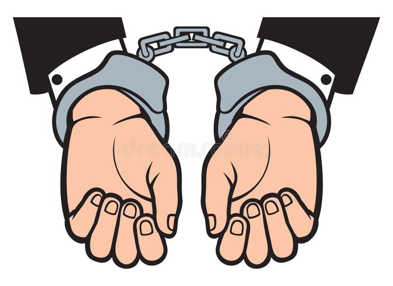 Mãos Nas Algemas ícone, Estilo Dos Desenhos Animados Ilustração do ...