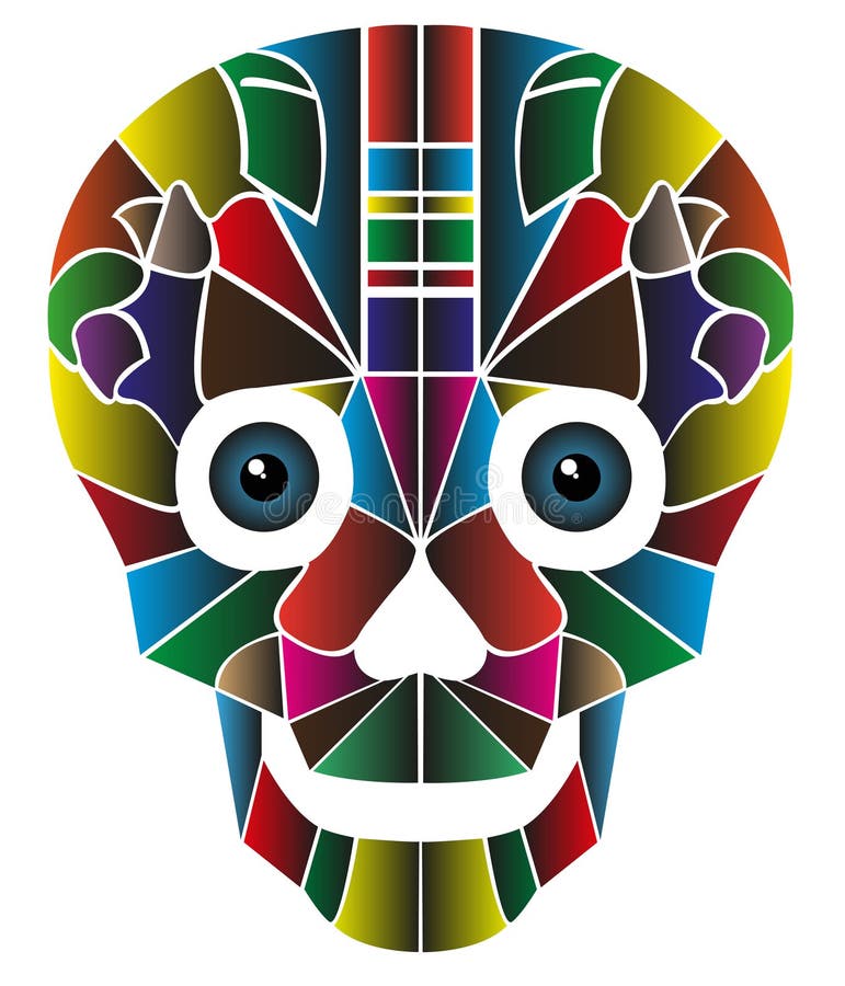 Mänsklig skalle stock illustrationer. Illustration av framsida - 31835271