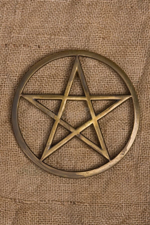 Pentacle / Pentagram - Witch, Wicca, Pagan Symbol Made of Purple ...