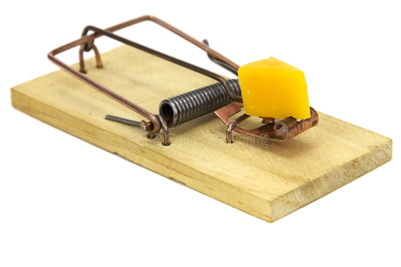 Mäusefalle stockfoto. Bild von bestechungsgeld, anziehen - 22303668