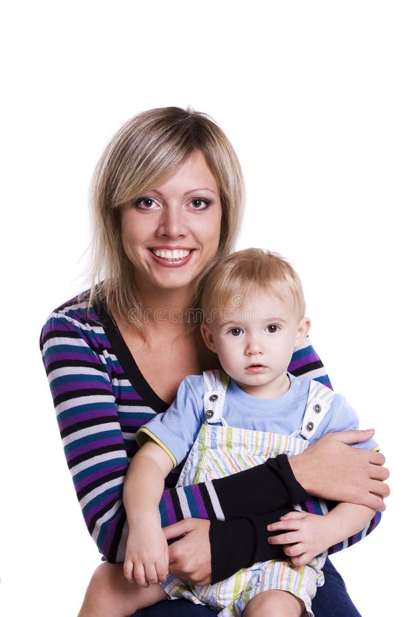 Mère et fils image stock. Image du femelle, adulte, loisirs - 18340255