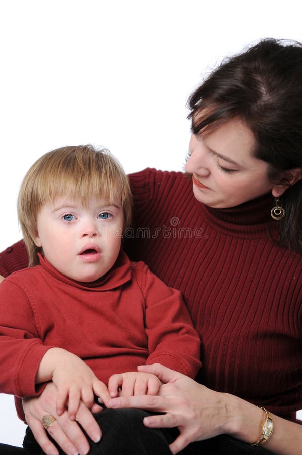 Mère et fils image stock. Image du pars, curiosité, expression - 9838983