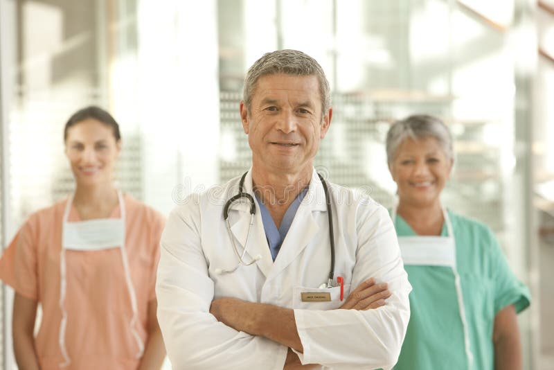 Médico y personal imagen de archivo. Imagen de sonriente - 10475989