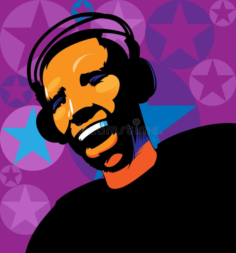 Icône, Symbole Ou Logo De Mélomane Illustration de Vecteur ...