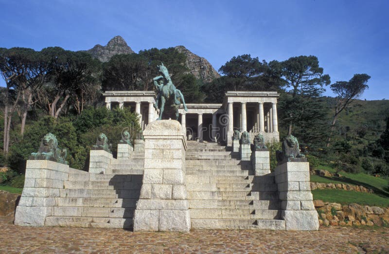 Cecil Rhodes Monument - Cape Town, Afrique Du Sud Photo stock - Image ...