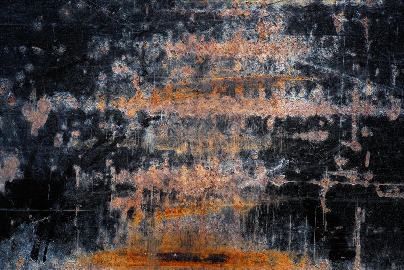 Métal noir rouillé photo stock. Image du plaque, abstrait - 21410280