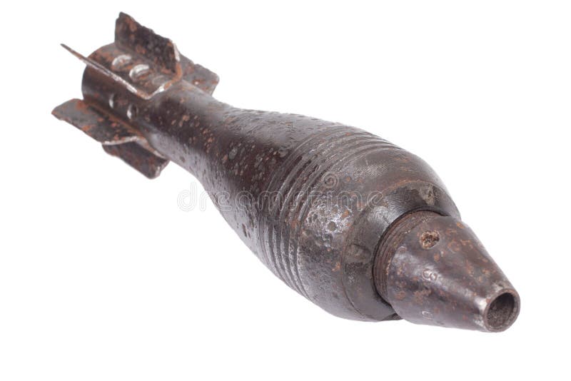 Sowjetische Granate Des Zweiten Weltkrieges Hand Stockbild - Bild von ...