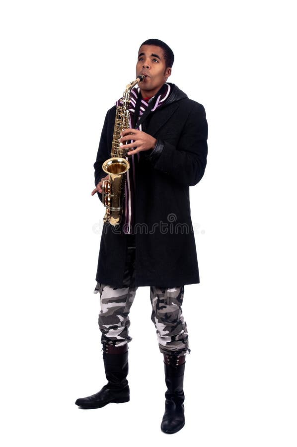 Músico foto de archivo. Imagen de hermoso, instrumento - 34441052