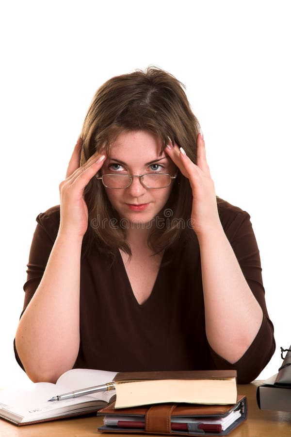 Müde fette Frau stockfoto. Bild von korpulenz, person - 23429024