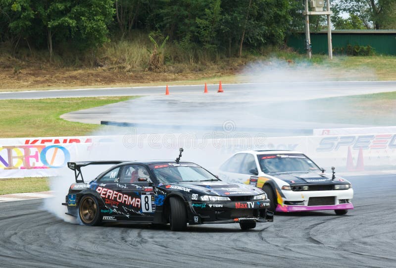 Drifting Competition in Thailand Editorial Stock Image - Image of event ...