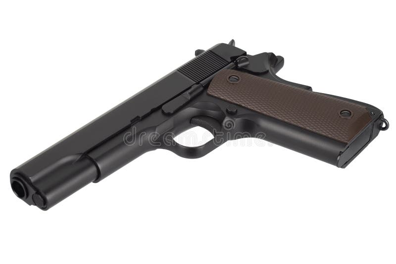 M1911 Automatic Pistol, Caliber .45 Stock Image - Image of automatic ...