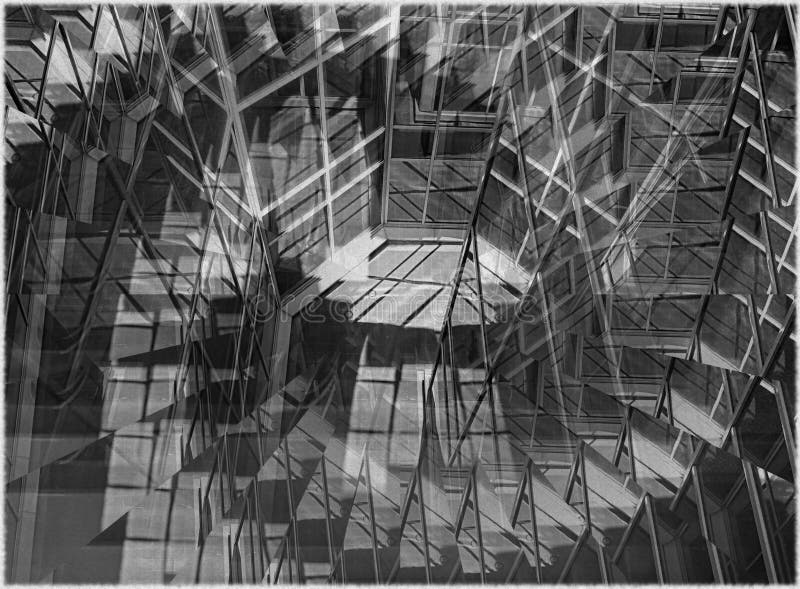 M:C. Escher and Its Impossible and Labyrinthine Forms. Stock Image ...