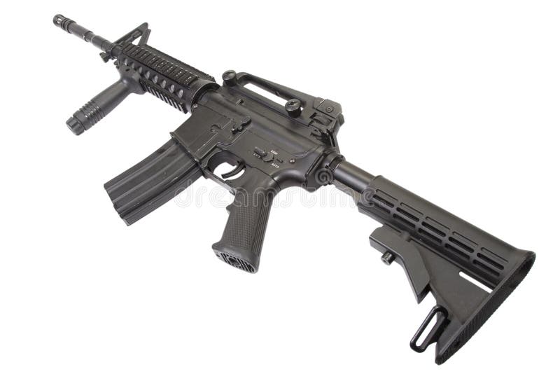 M4 carbine stock image. Image of isolated, object, shot - 41877833