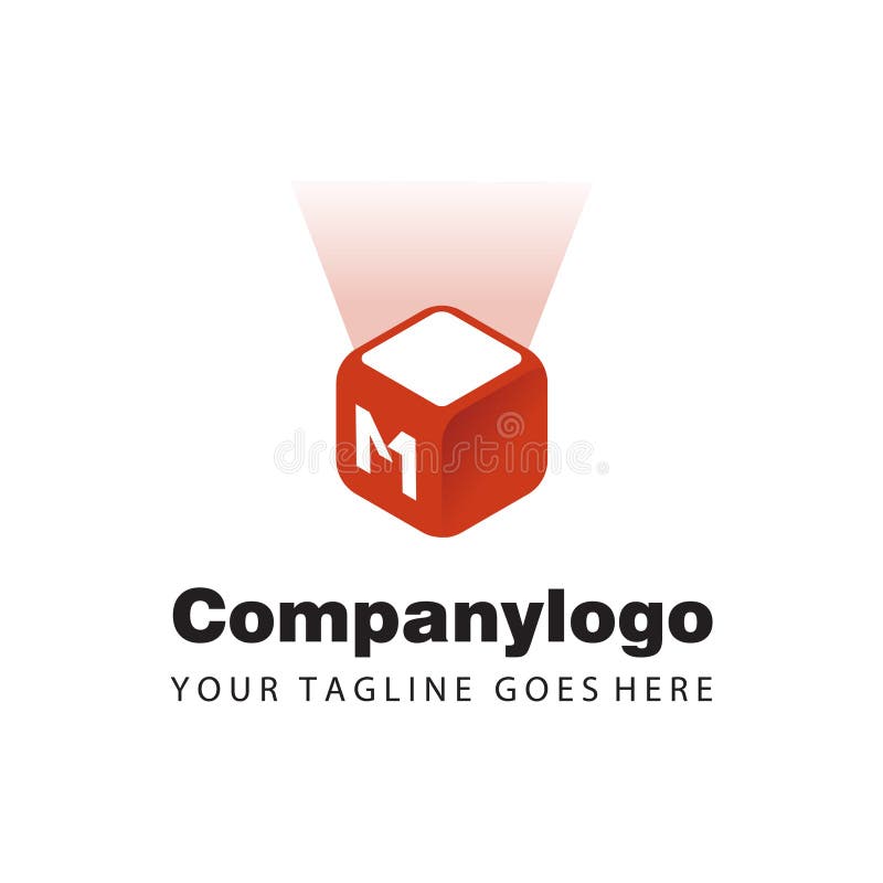 M Cube Logo Design Template Stock Vector - Illustration of document ...