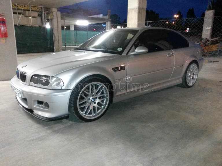 M3 E46 BMW silver editorial stock photo. Image of silver - 43556943