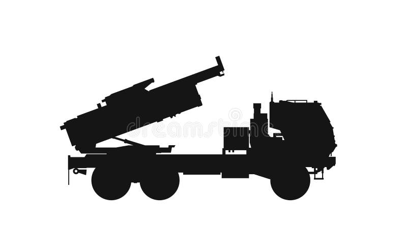 M142 High Mobility Artillery Rocket System Himars. War and Army Symbol ...