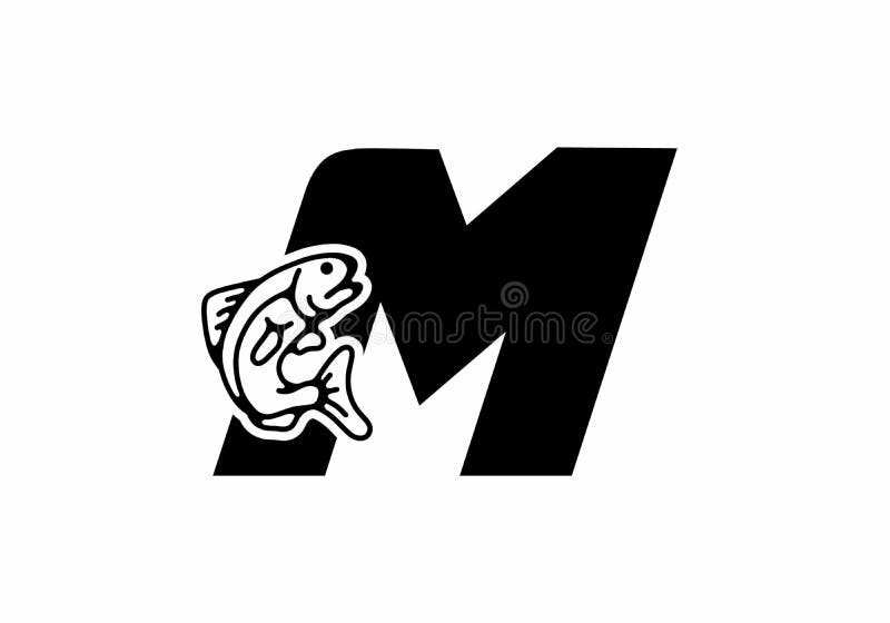 Fish Logo M Stock Illustrations – 89 Fish Logo M Stock Illustrations ...