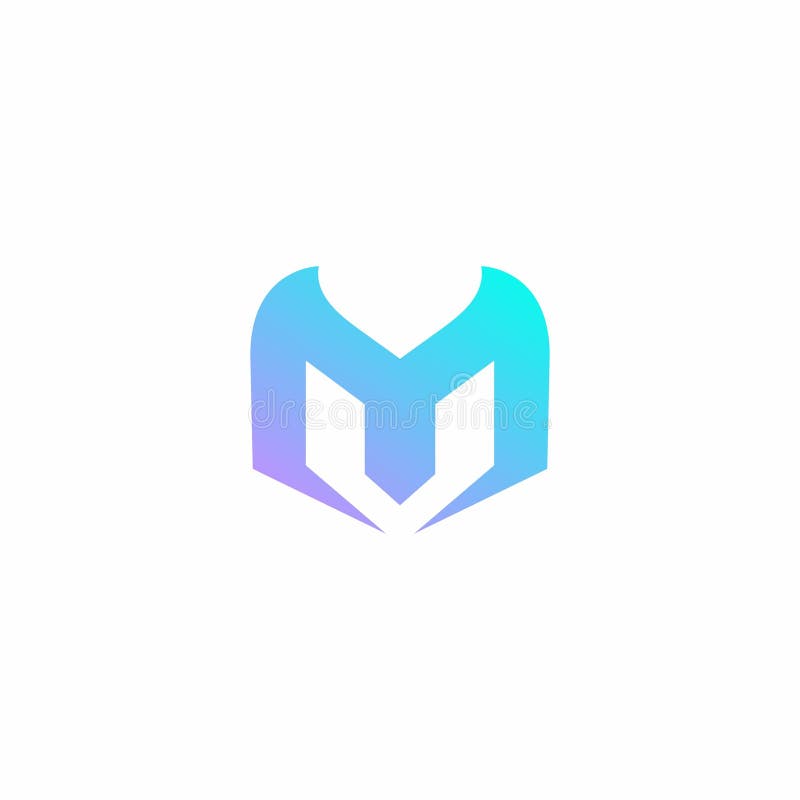 M Initial Logo Vector. Letter M Icon Stock Vector - Illustration of ...