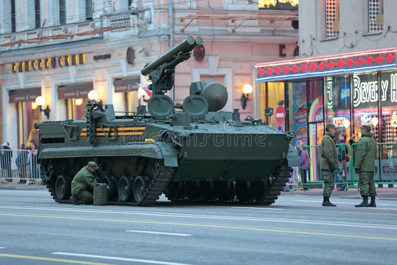 9M123 Khrizantema photo éditorial. Image du machine, installation ...