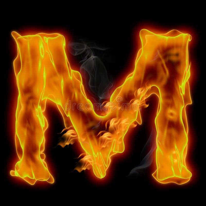 Letter M Fire Stock Illustrations – 331 Letter M Fire Stock ...