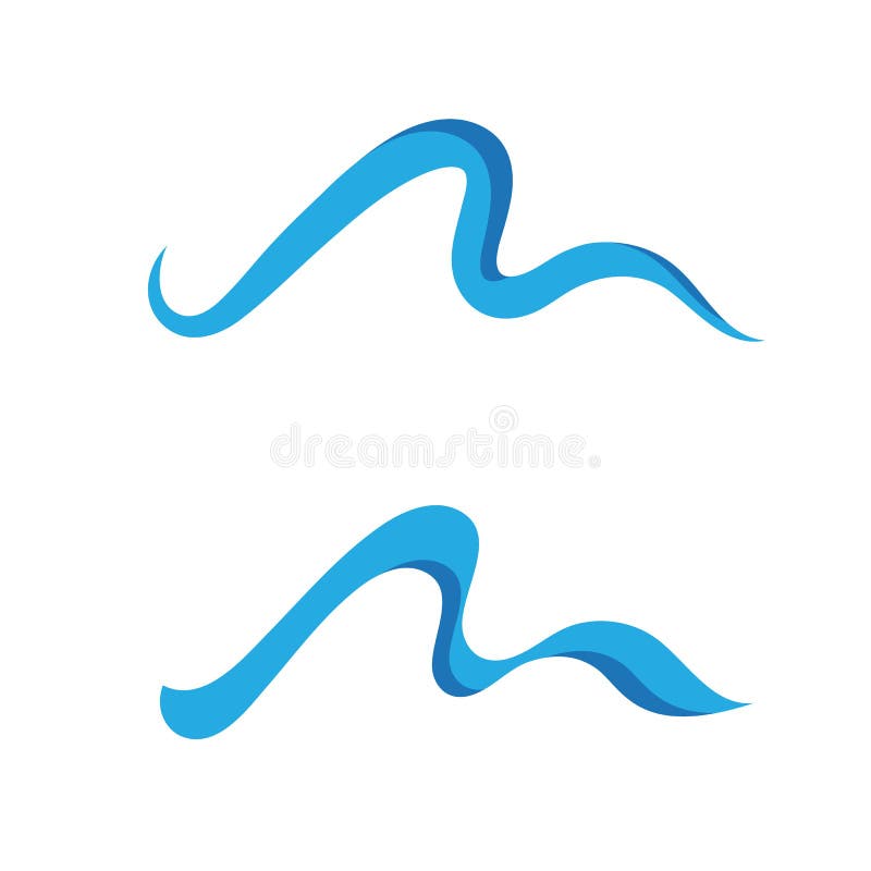 M Letter Wave Logo and Symbol Template Vector Icon Stock Vector ...
