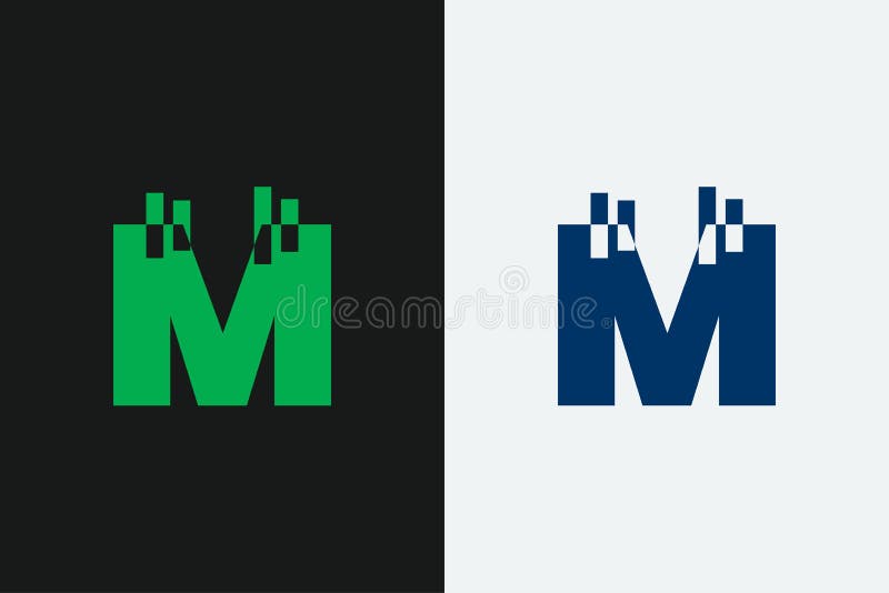 M Letter Iconic Transformation Shape Vector Logo Design. Creative Brand ...