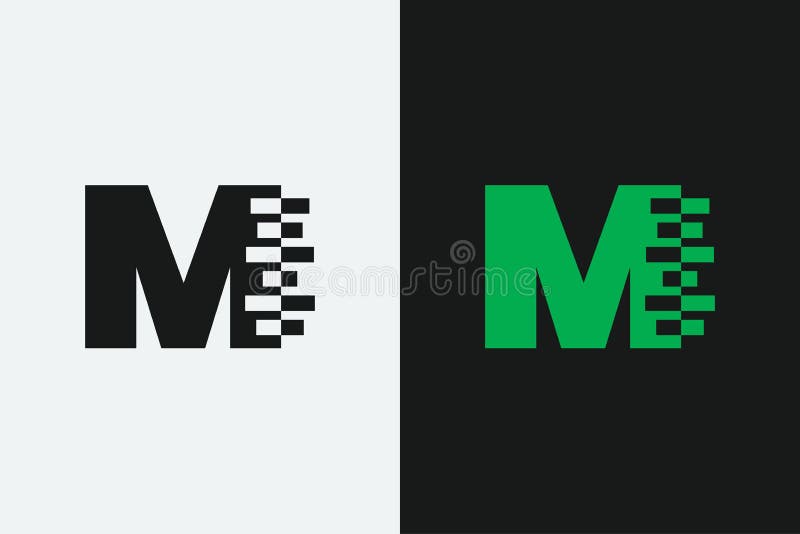 M Letter Iconic Transformation Shape Vector Logo Design. Creative Brand ...