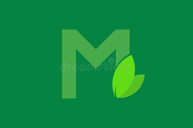 Leaf Initial M Logo Design Template Stock Illustrations – 498 Leaf ...