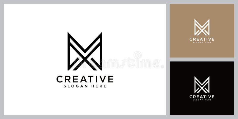 Set of Letter M Logo, Logo M, Initial M Symbol Stock Vector ...