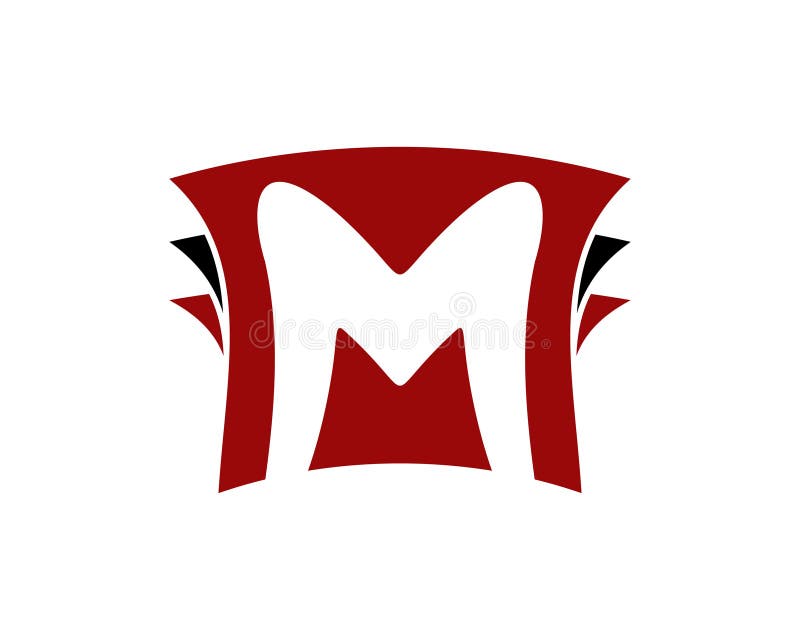 M Letter Paper Logo Icon Template 2 Stock Vector - Illustration of ...