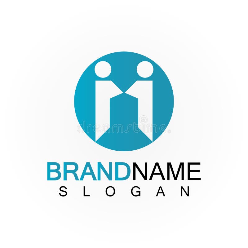 M Letter People Concept Logo Template Vector Illustration Stock Vector ...