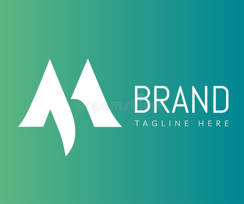 Letter M Logo Design. Letter M with Arrow Logo Stock Vector ...